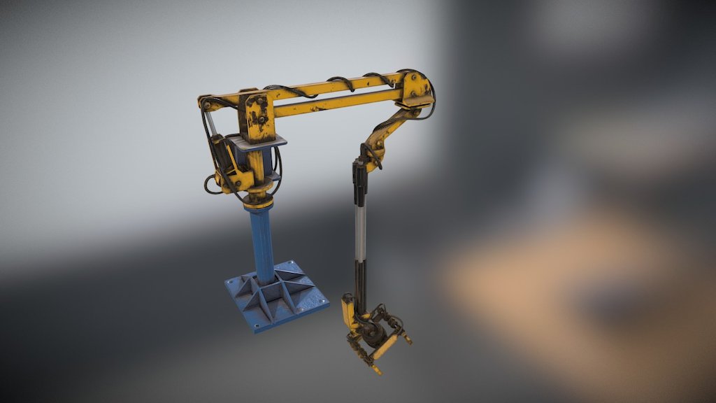 Robotic Arm & Crane - 3D model by Scott Thompson (@SelflessWon ...