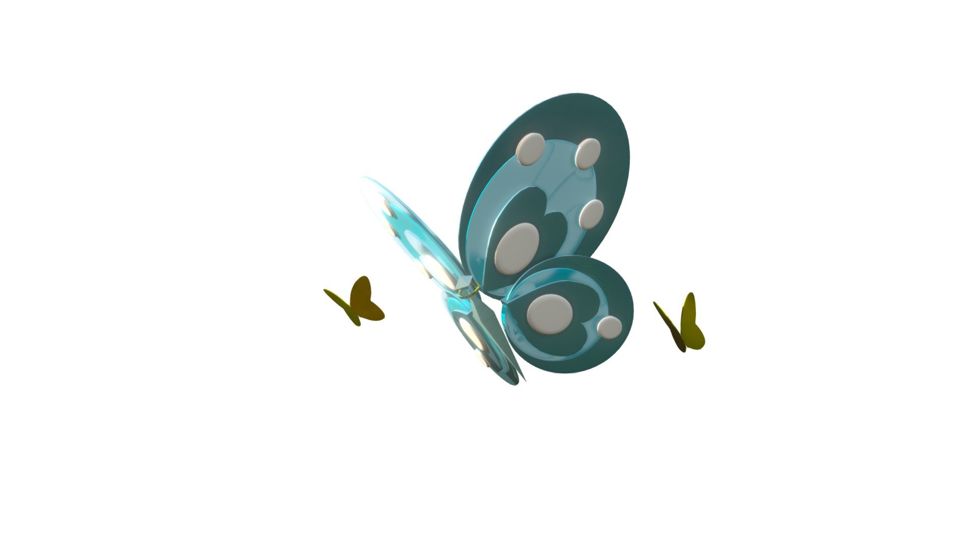 Tinkercad Butterfly Sample For Students - 3D model by s1138449 [cb7a353 ...