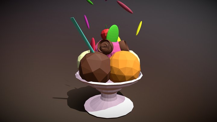 Lowpolydessertchallenge 3D models - Sketchfab