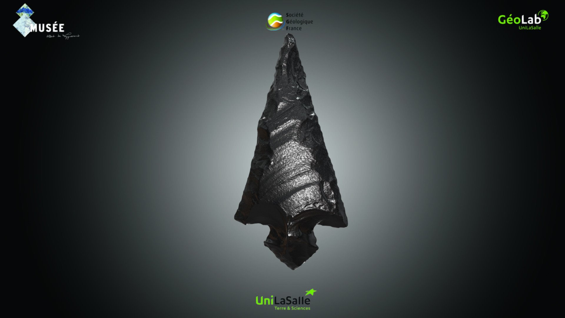 Roche - pointe de flèche en obsidienne - Download Free 3D model by ...