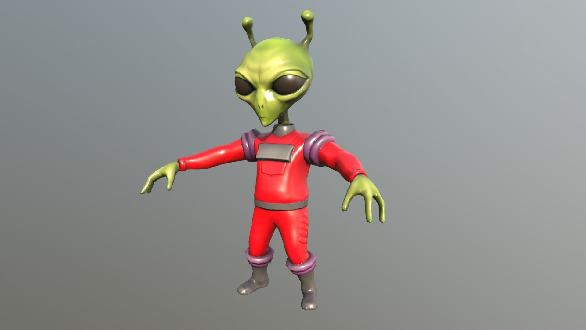 Alien A Pose LP - Buy Royalty Free 3D model by POLYTRICITY ...