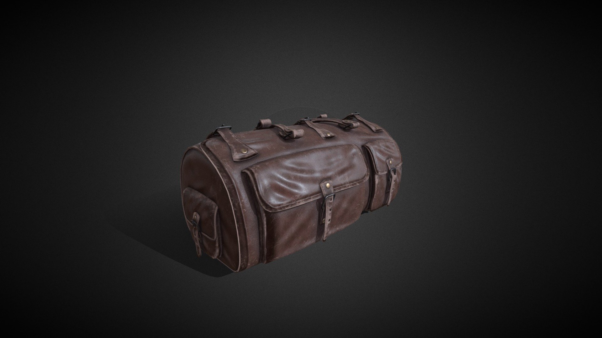 Leather Duffle Bag - Buy Royalty Free 3D model by reza.hassanzadeh1370 ...
