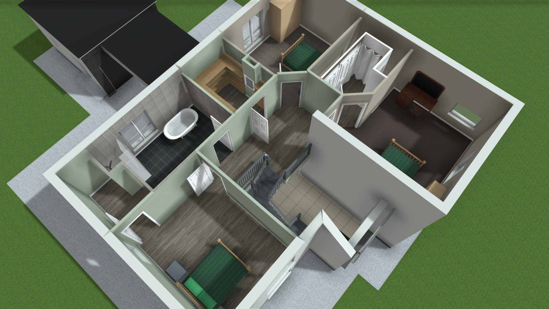 Heather - 1st Floor Plan 2021 - 3D model by Virtual Teic (@dyb ...