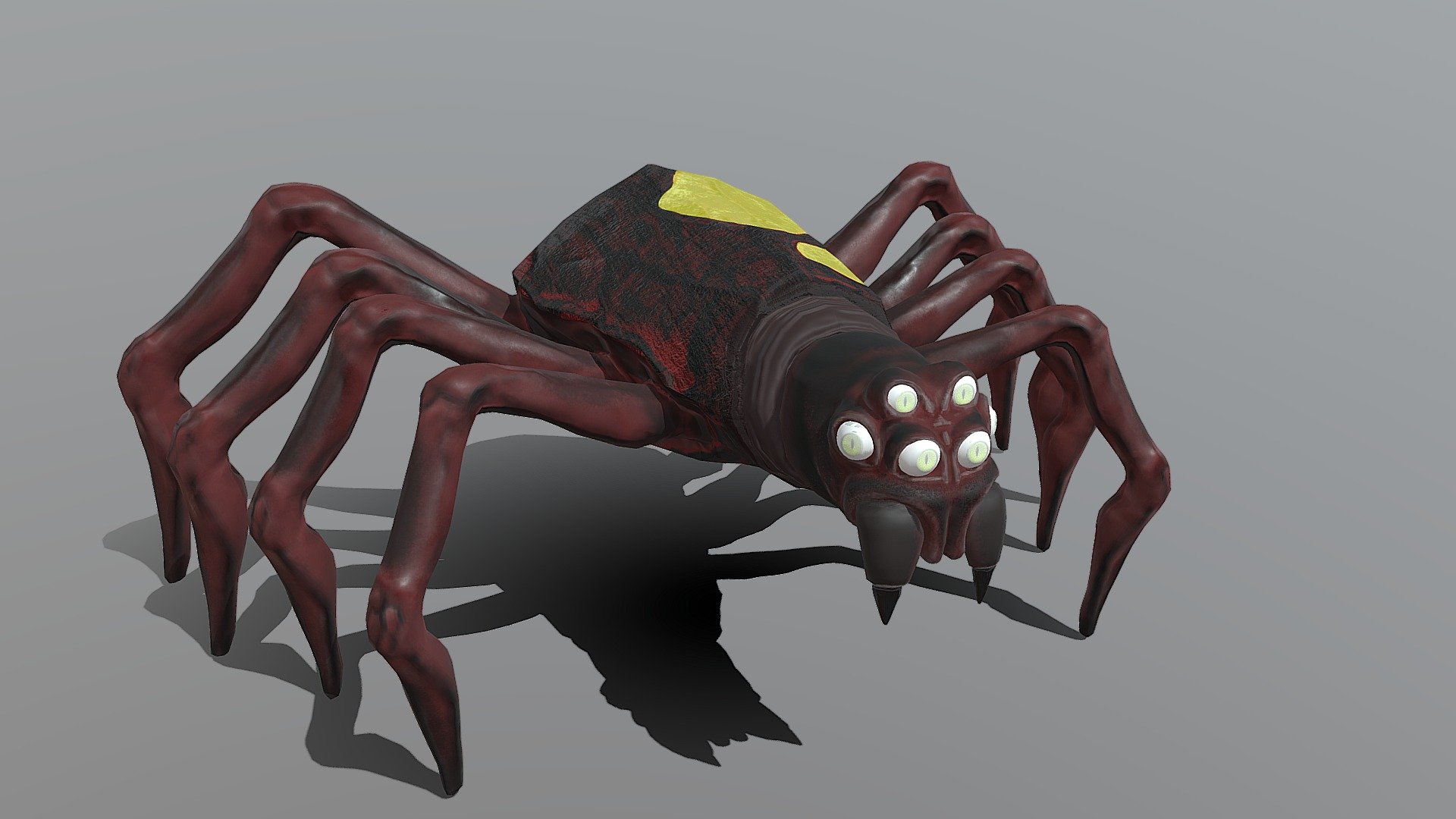 Spider_charater - 3D model by Vignesh.Arulmani [cb7fe5a] - Sketchfab
