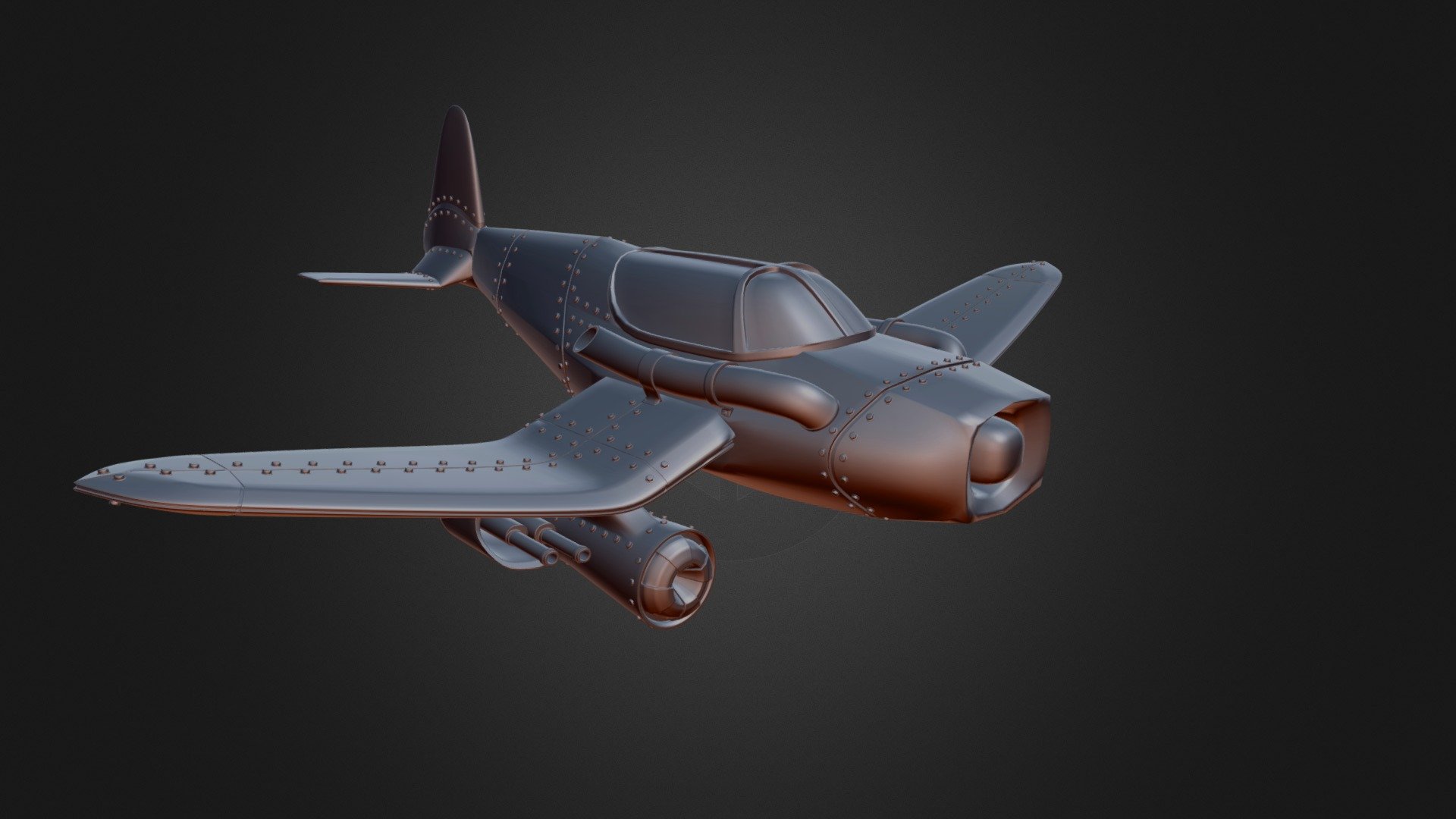 Jet_Plain - 3D model by hellsingthenoble [cb806e2] - Sketchfab