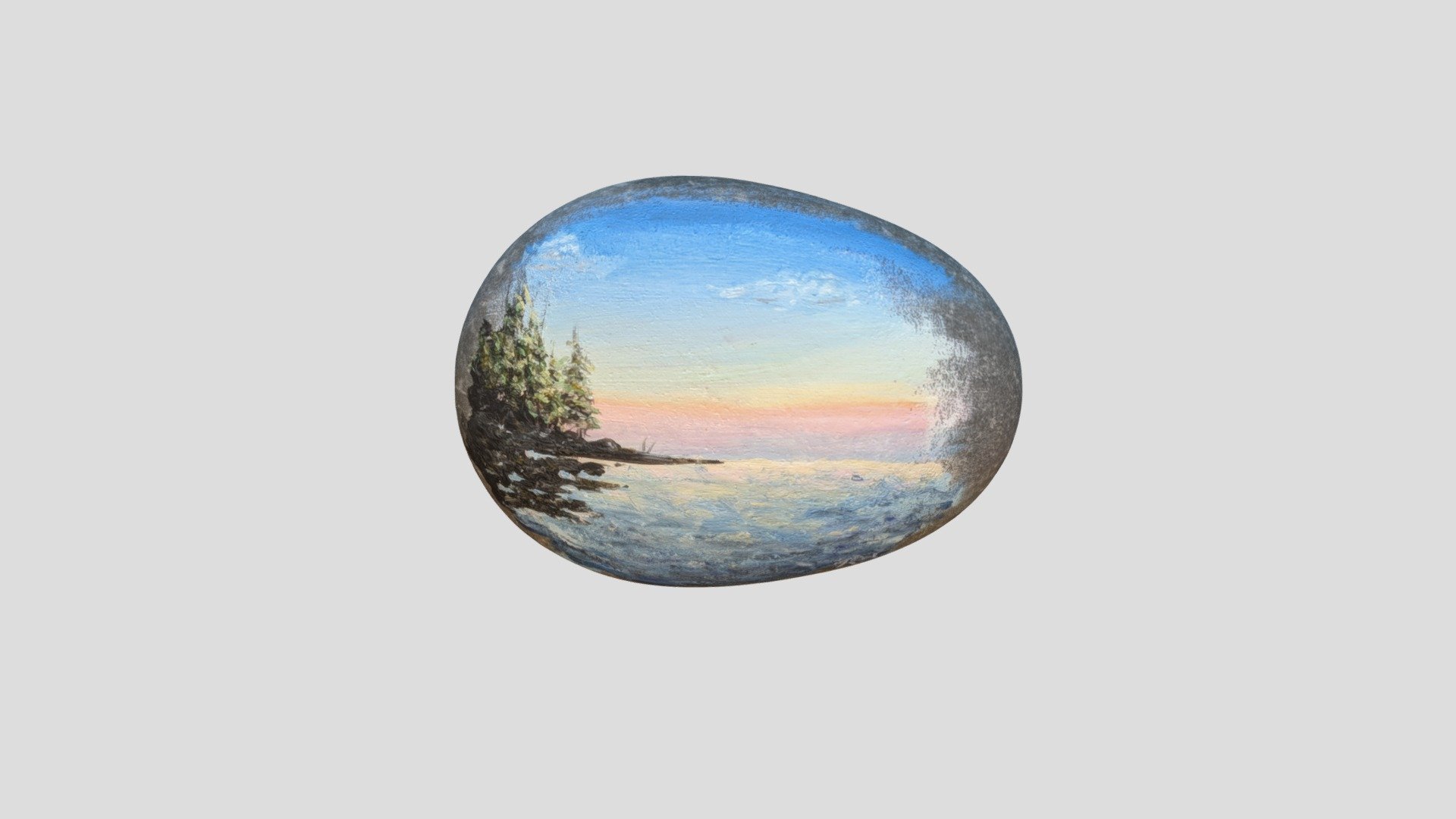 Ruby's Painted Rock - 3D model by nicknothom [cb81283] - Sketchfab