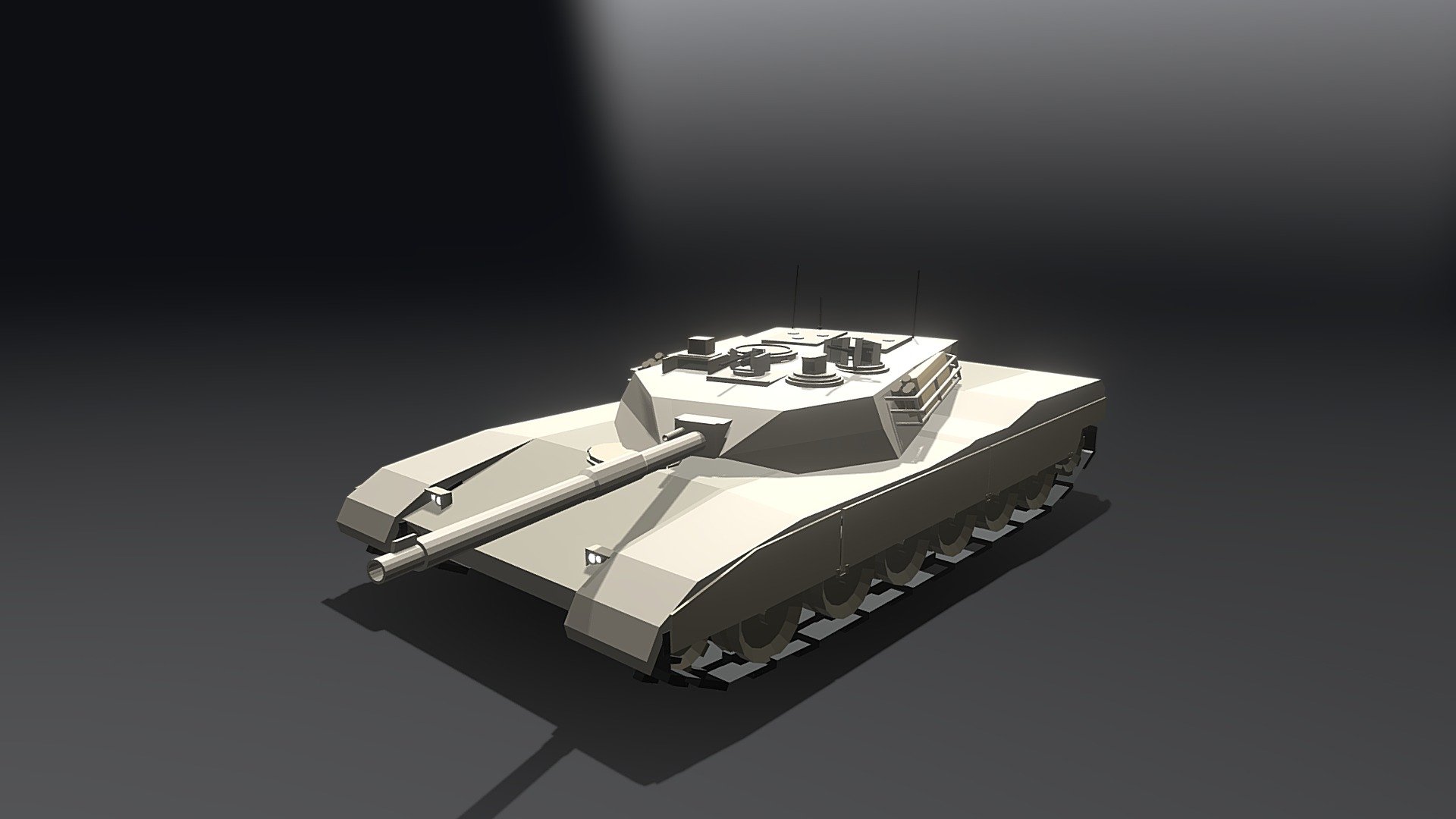 Low poly M1 Abrams - Download Free 3D model by SIpriv (@S1Priv ...