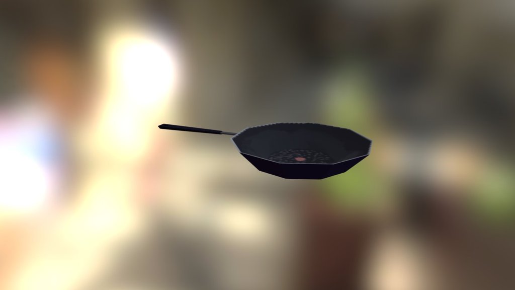 Frying Pan - 3D model by allen_roldan [cb83550] - Sketchfab