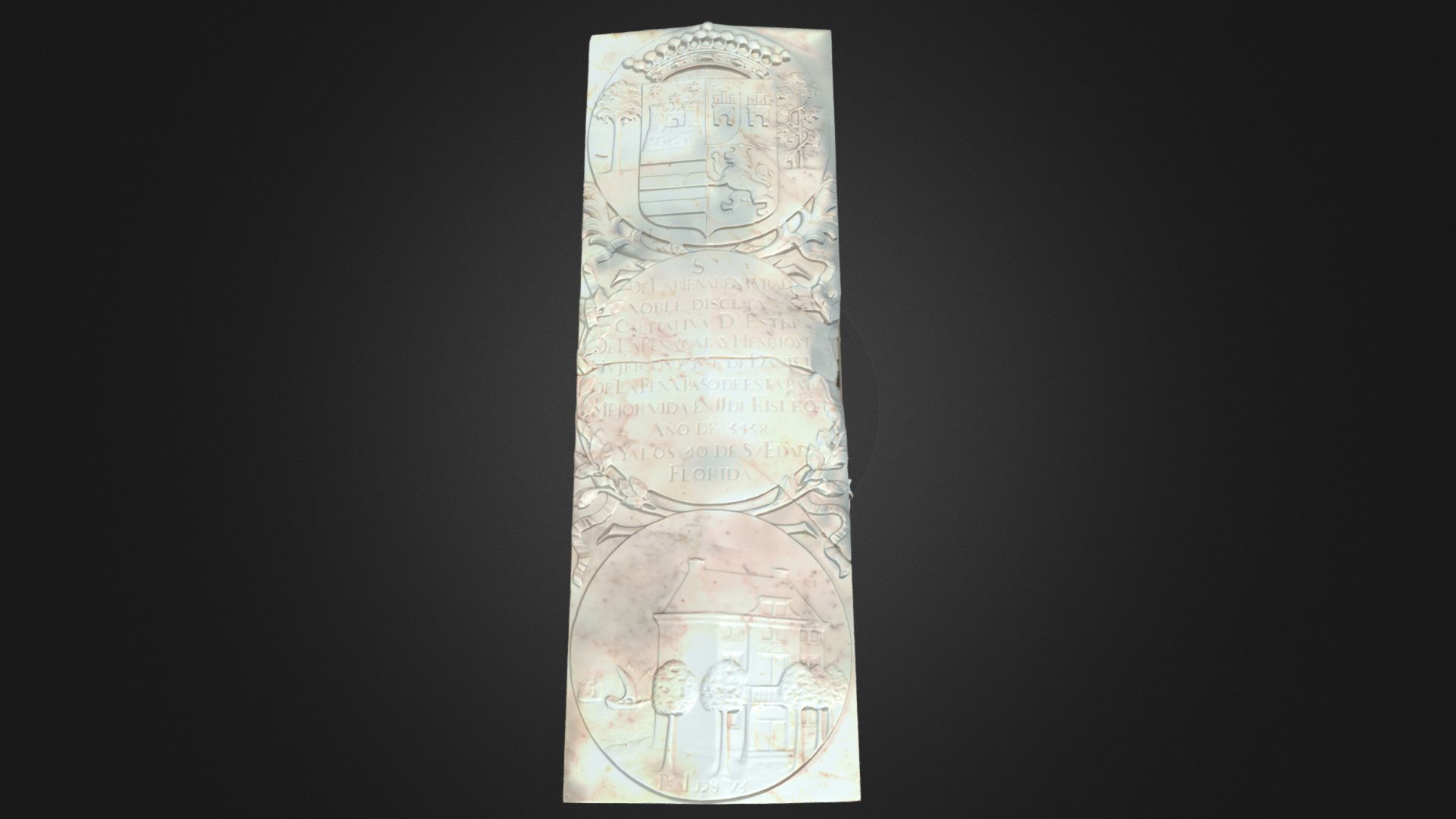 Esther de la Penha- Gabay Henriques (1660-1697) - 3D model by Beth Haim ...