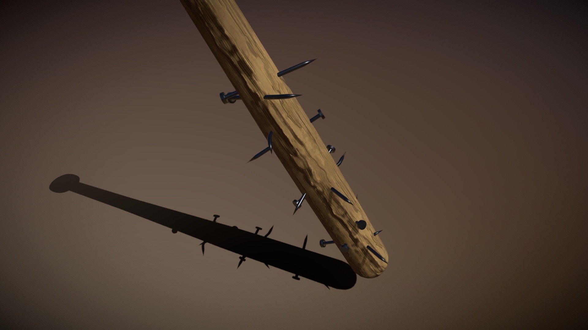 2K Stylized Nailed-Bat Weapon - Download Free 3D model by ...