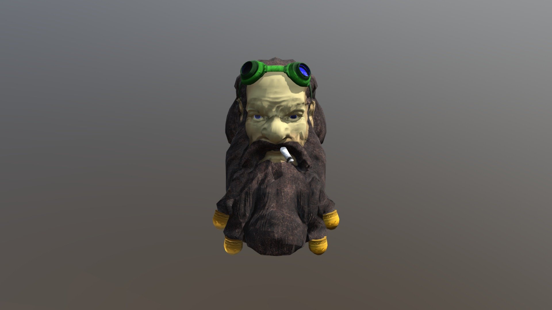 Dwarf Head - Download Free 3D model by Neves97 [cb893cf] - Sketchfab