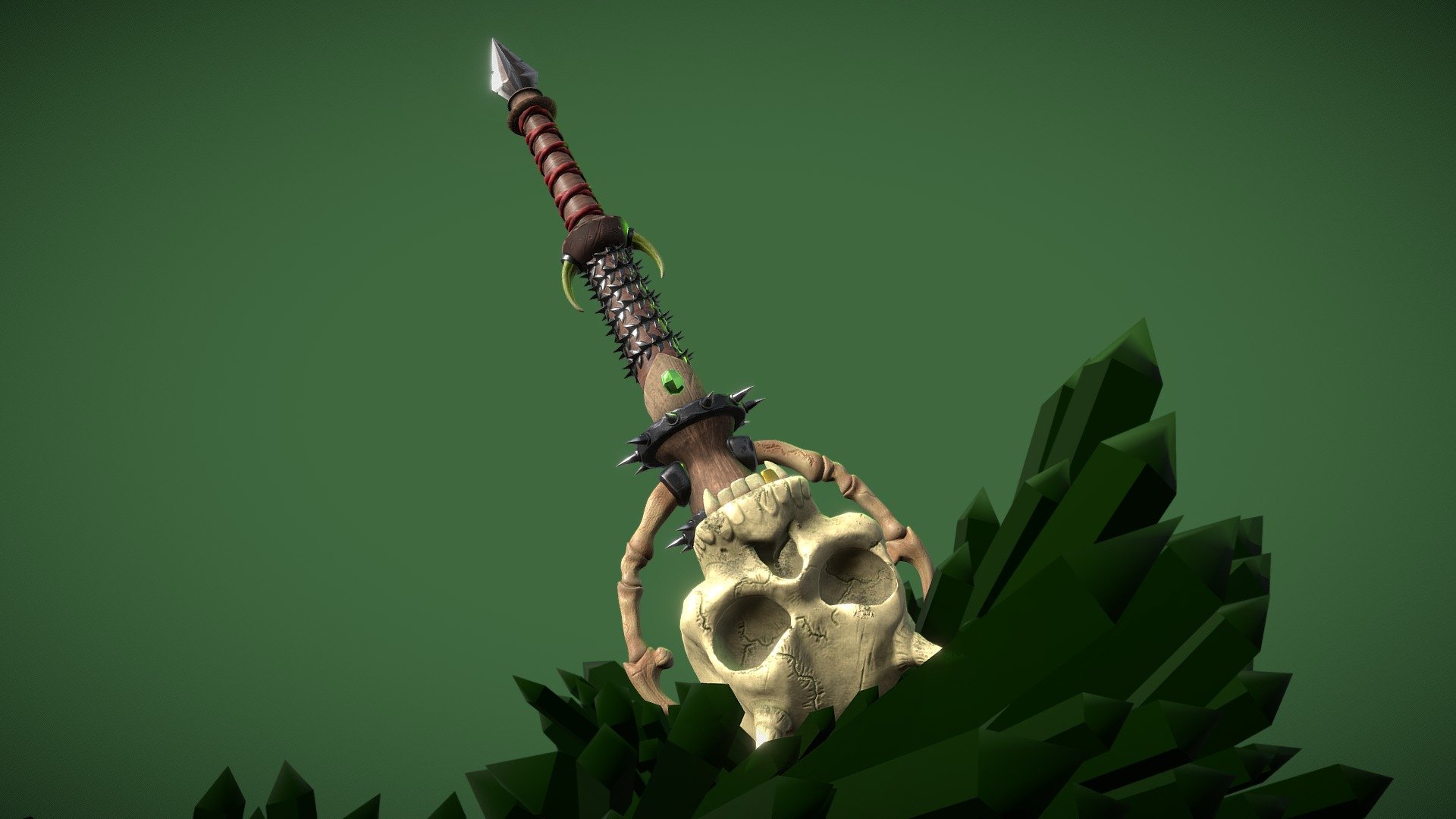 Evil Gada - 3D model by Manojkumar (@manojmano344) [cb89ae3] - Sketchfab