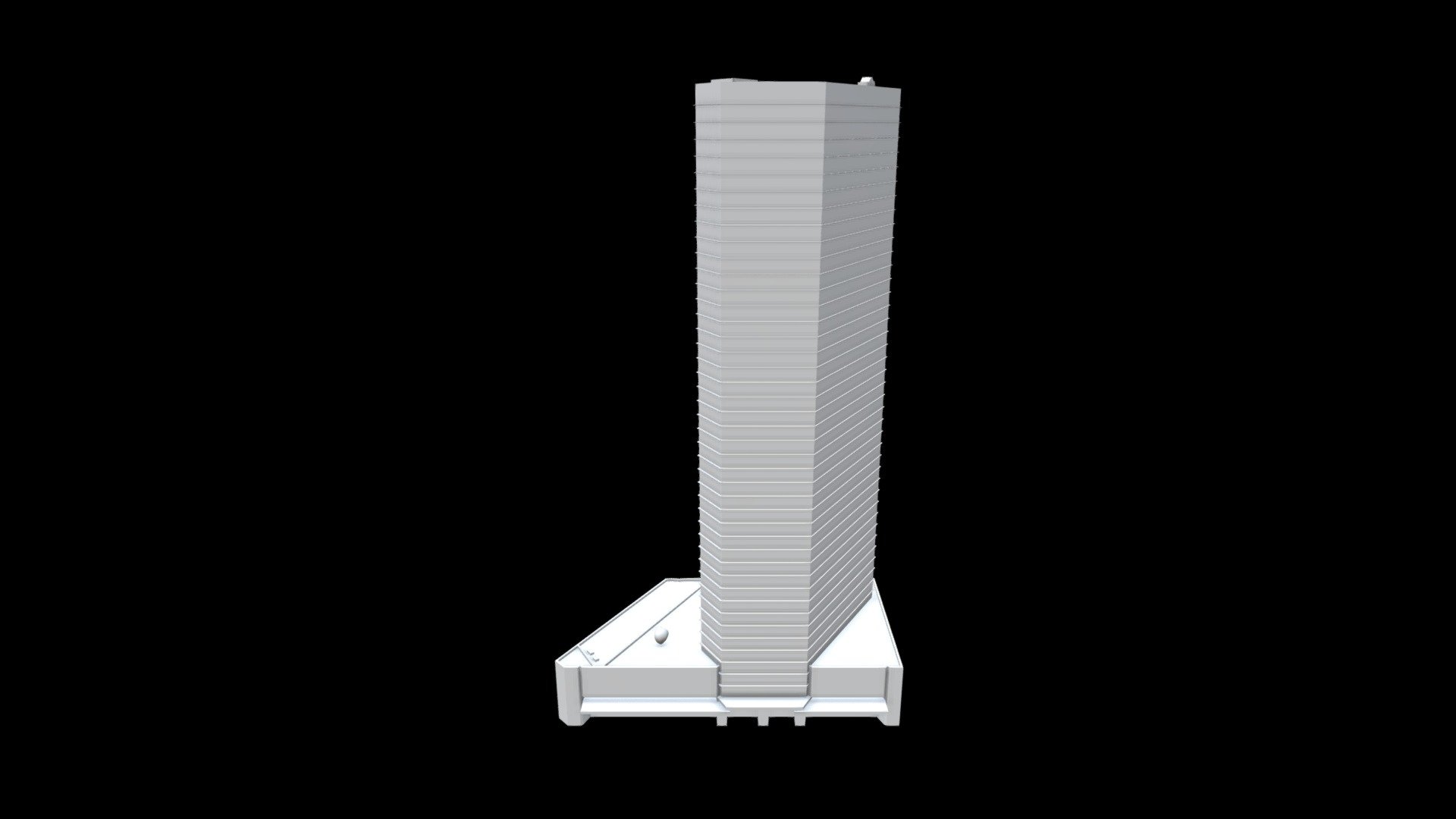 Six Battery Road Building With Floor - 3D model by 3dartistmohit ...