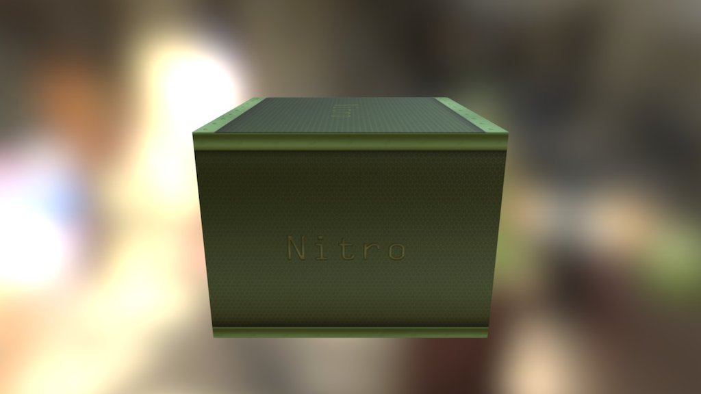 "Nitro Crate" - 3D model by NintendoPlayerSega [cb8b437] - Sketchfab