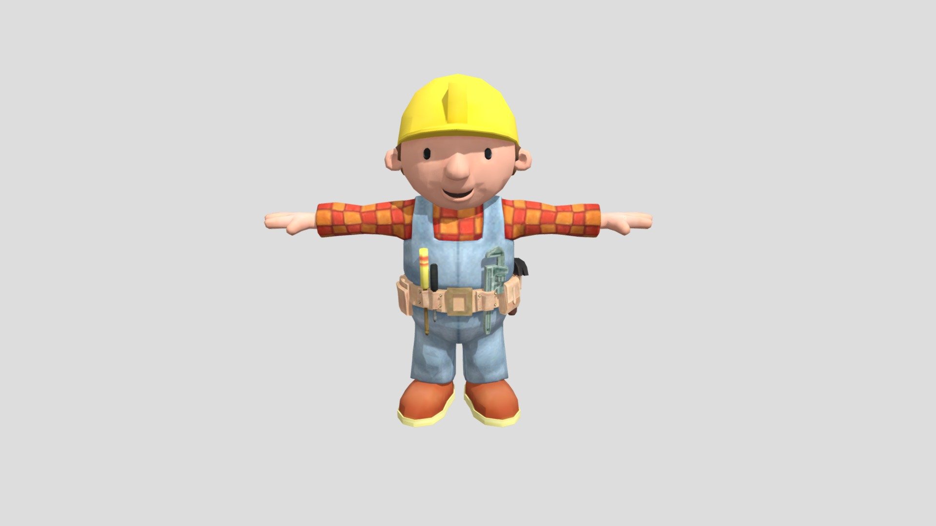 Bob The Builder Fbx Rig Mixamo Fixed - Download Free 3D model by ...