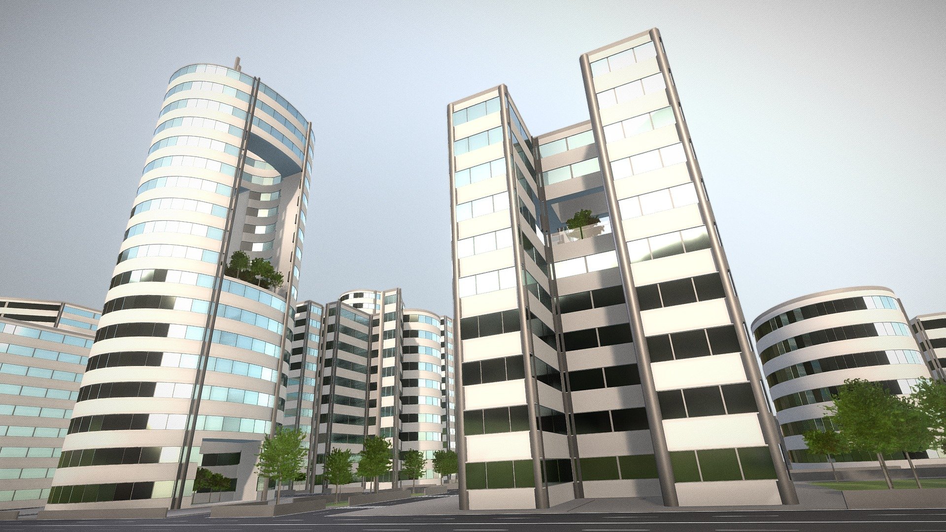 Urban Construction Animation (WIP-3) - 3D model by VIS-All-3D (@VIS-All ...
