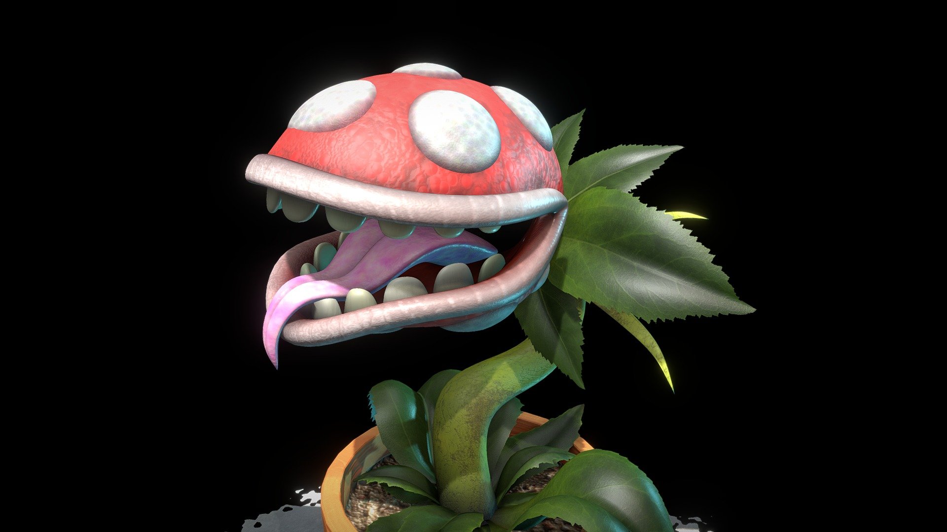 Piranha Plant - 3D model by Marty (@martincrownover) [cb8d8b2] - Sketchfab