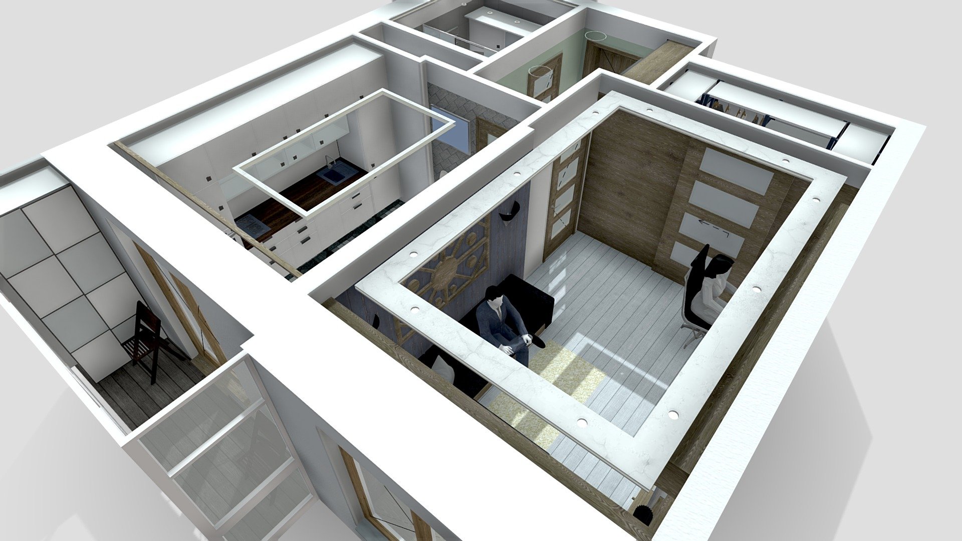 FLAT-TEX - 3D model by archidi.com [cb8f8ec] - Sketchfab