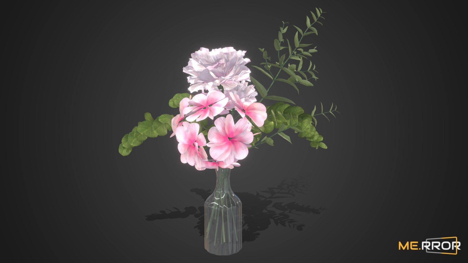 [Game-Ready] Pink Flowers and Vases - Buy Royalty Free 3D model by ME ...