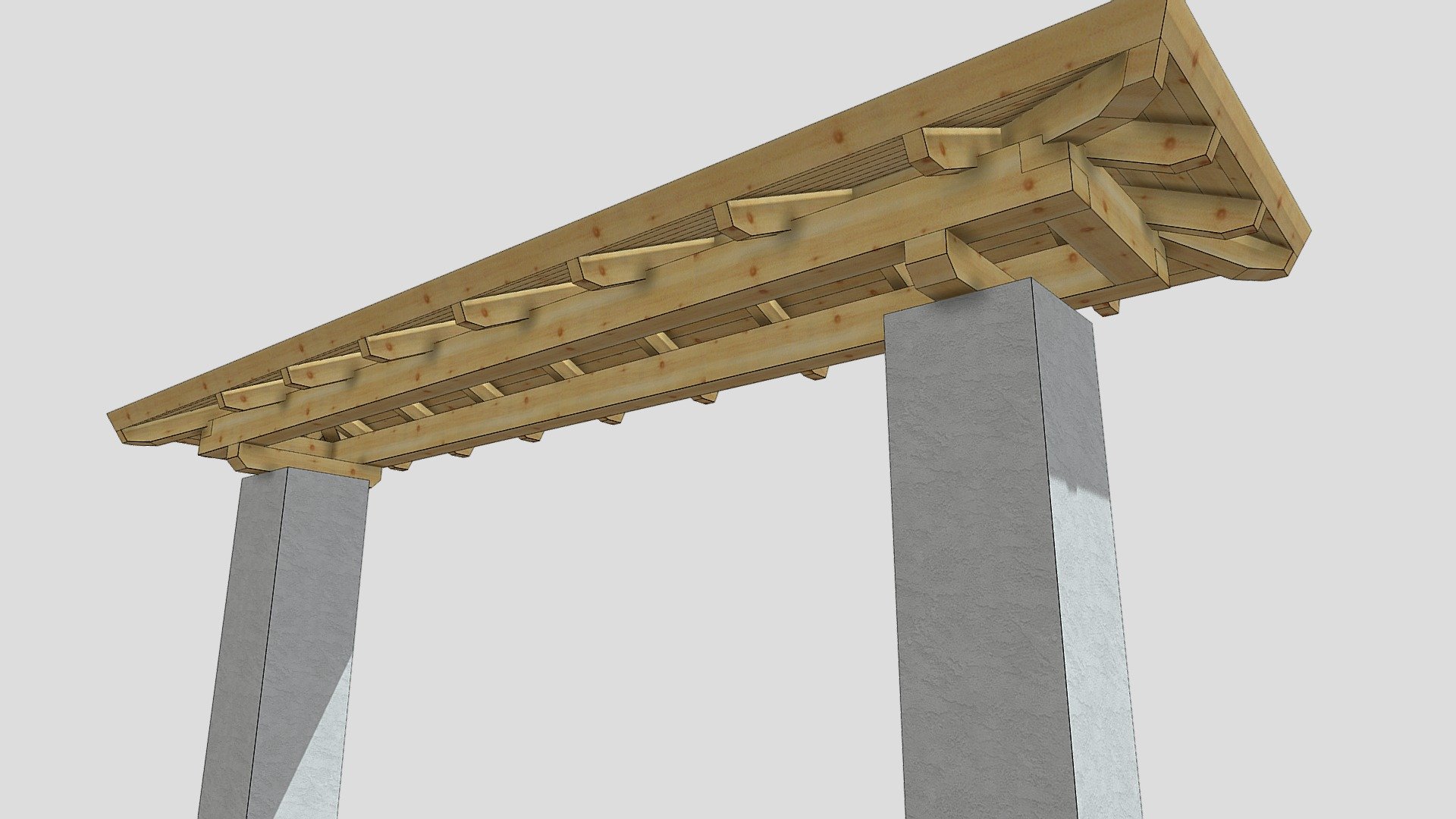 techo entrada grande - 3D model by ElporcheDeMadera.es (@luigifrontoni ...