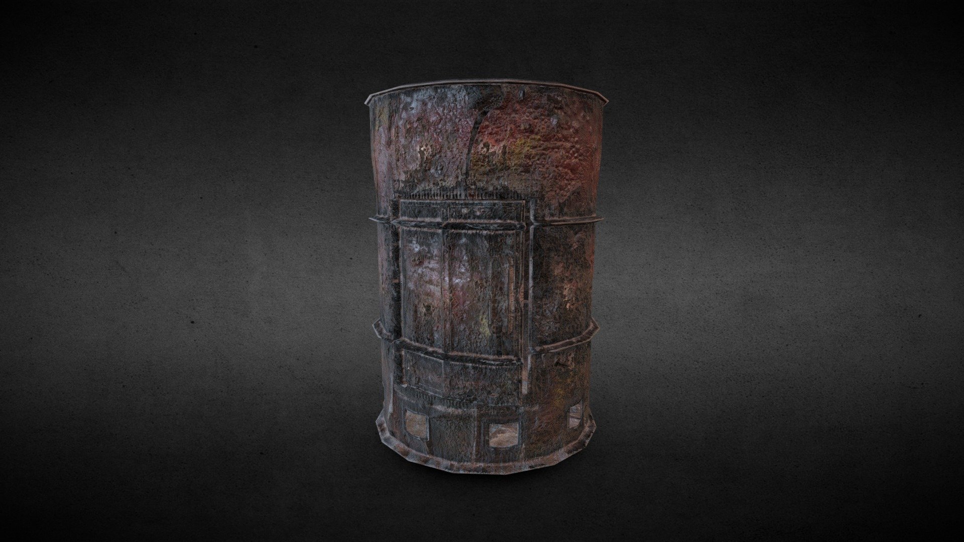 Loot Box Rusted Barrell - 3D model by Dylan Marshall (@Dylan ...