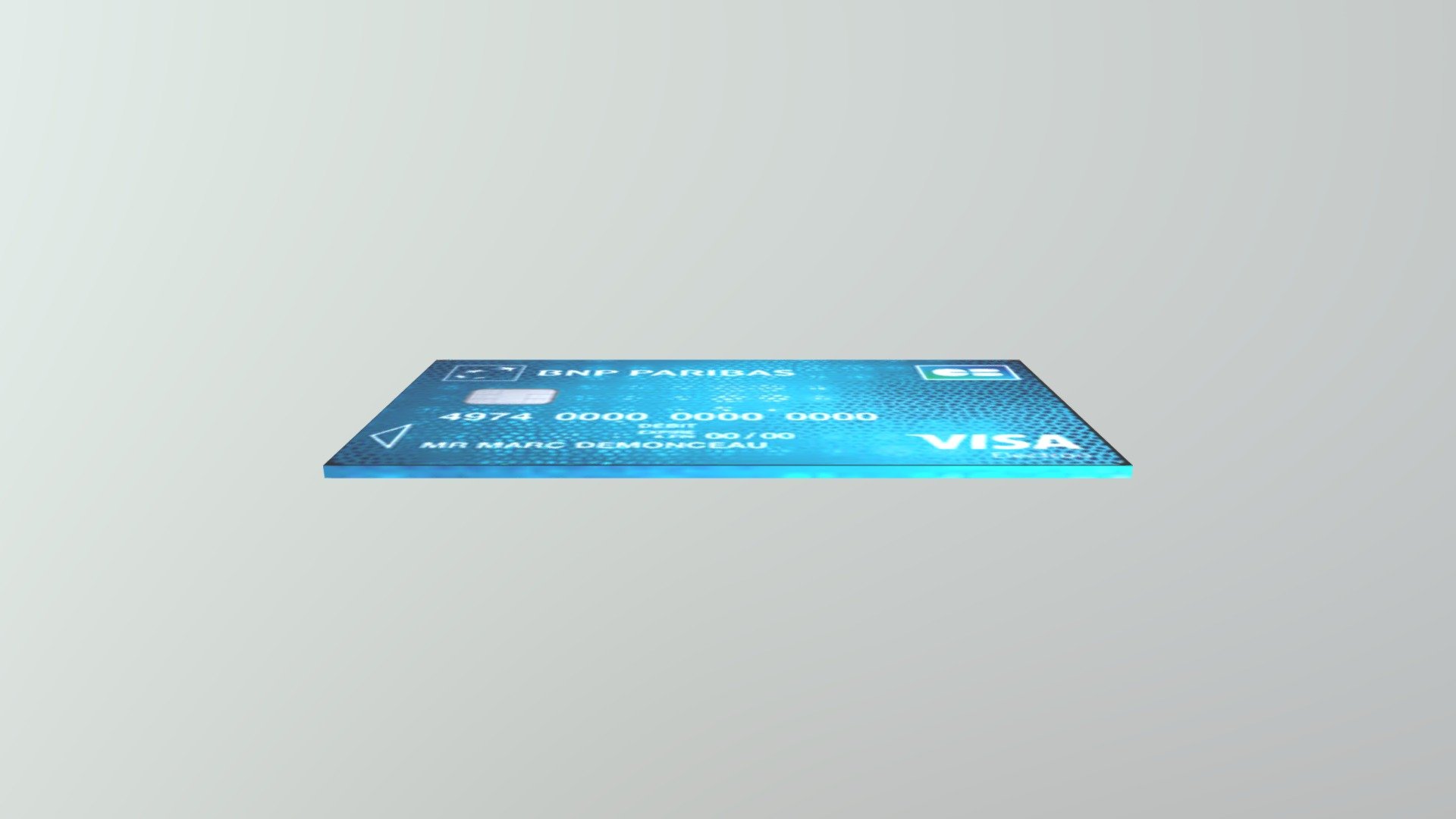 Bank Card - 3D model by Clexa013 [cb92222] - Sketchfab