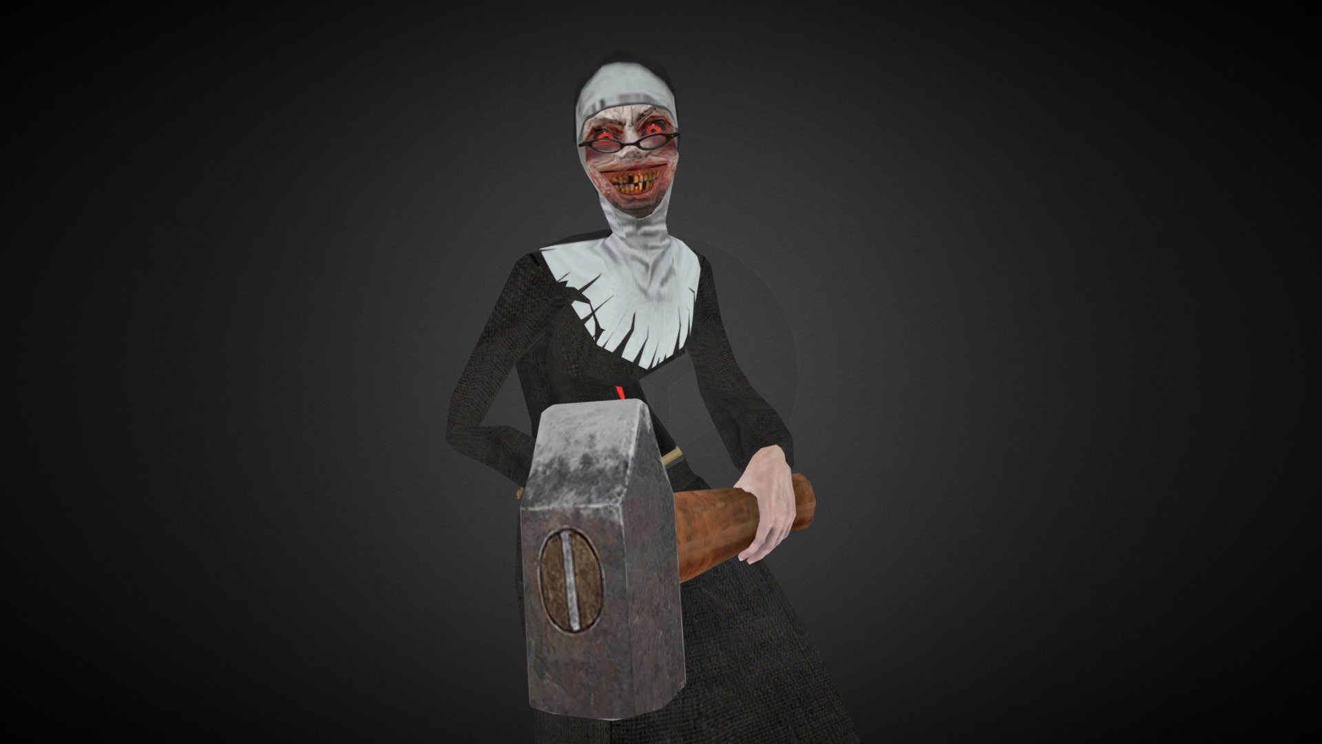 Evil Nun 1 (Original format fbx) - Download Free 3D model by DemonKun ...