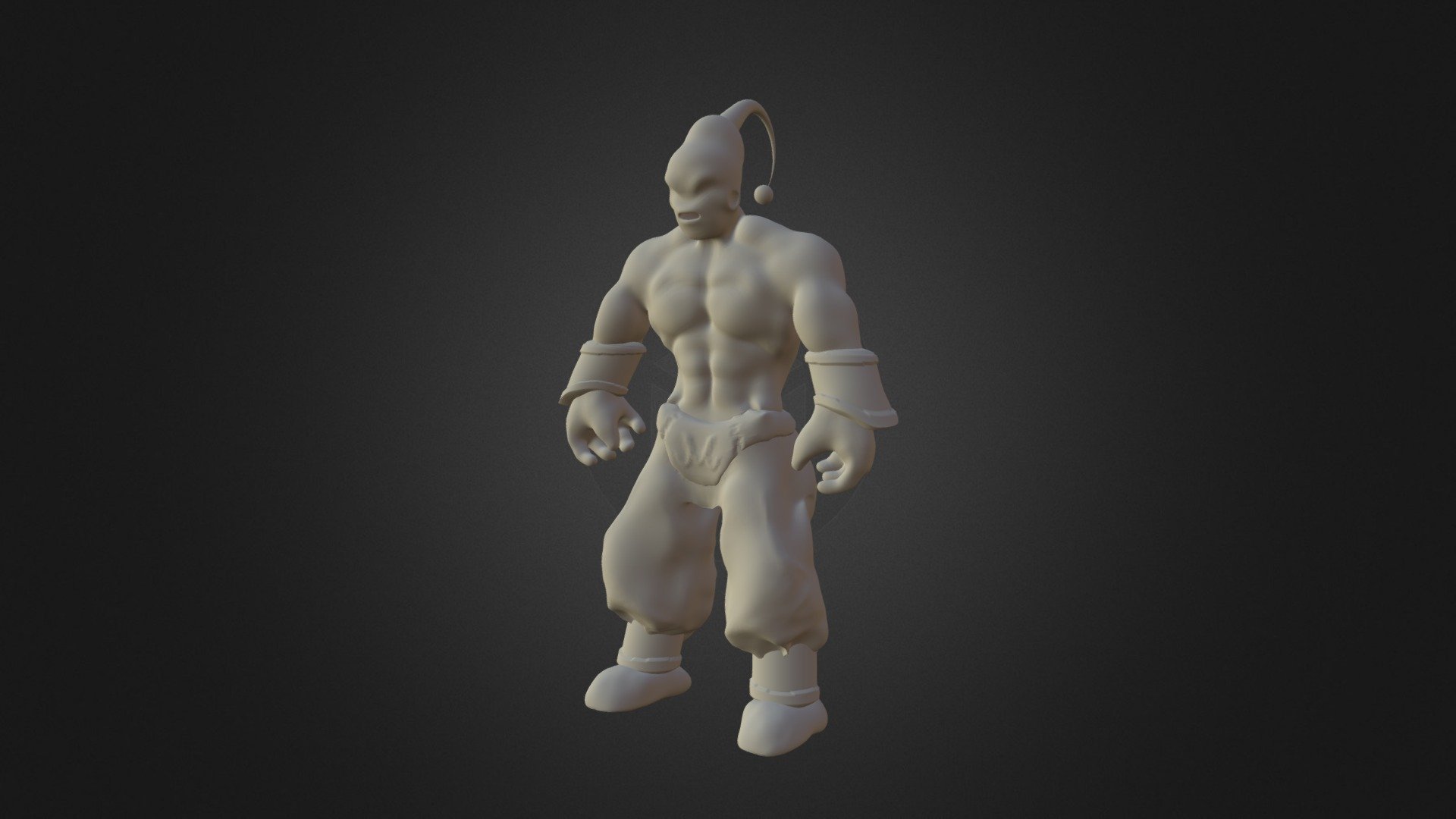 Boo of Dragon Ball Z - WIP - 3D model by Artworkz [cb93238] - Sketchfab