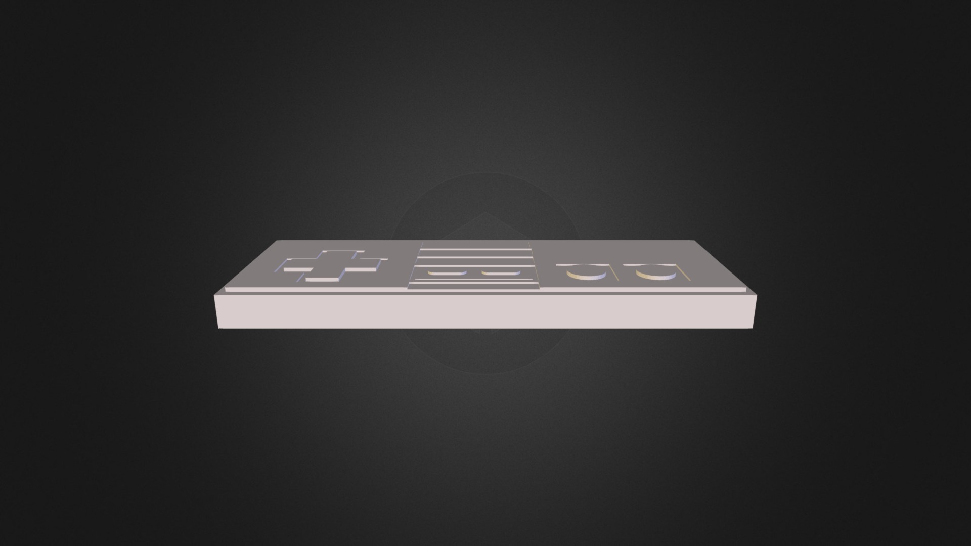NES Controller Ornament - 3D model by 3dindustries [cb95b67] - Sketchfab
