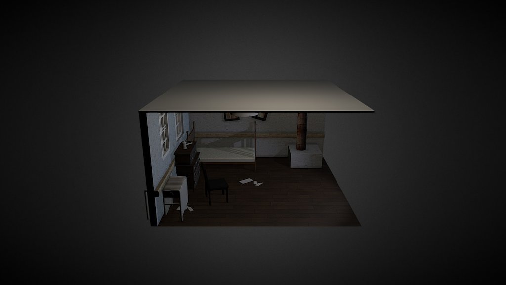 Dark Room - 3D model by kddalid [cb96434] - Sketchfab