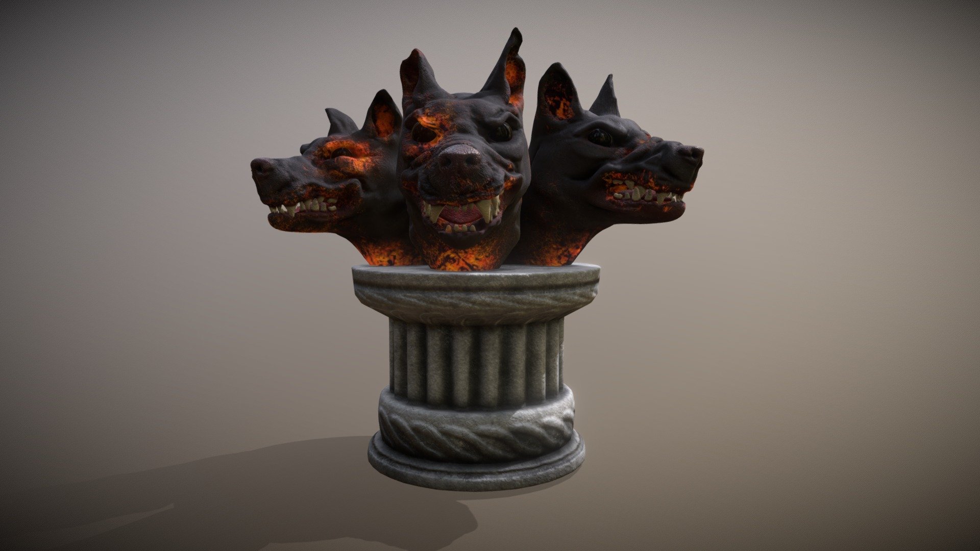 Cerberus - 3D model by Maryan Lapointe (@MaryanLapointe) [cb96e6c ...