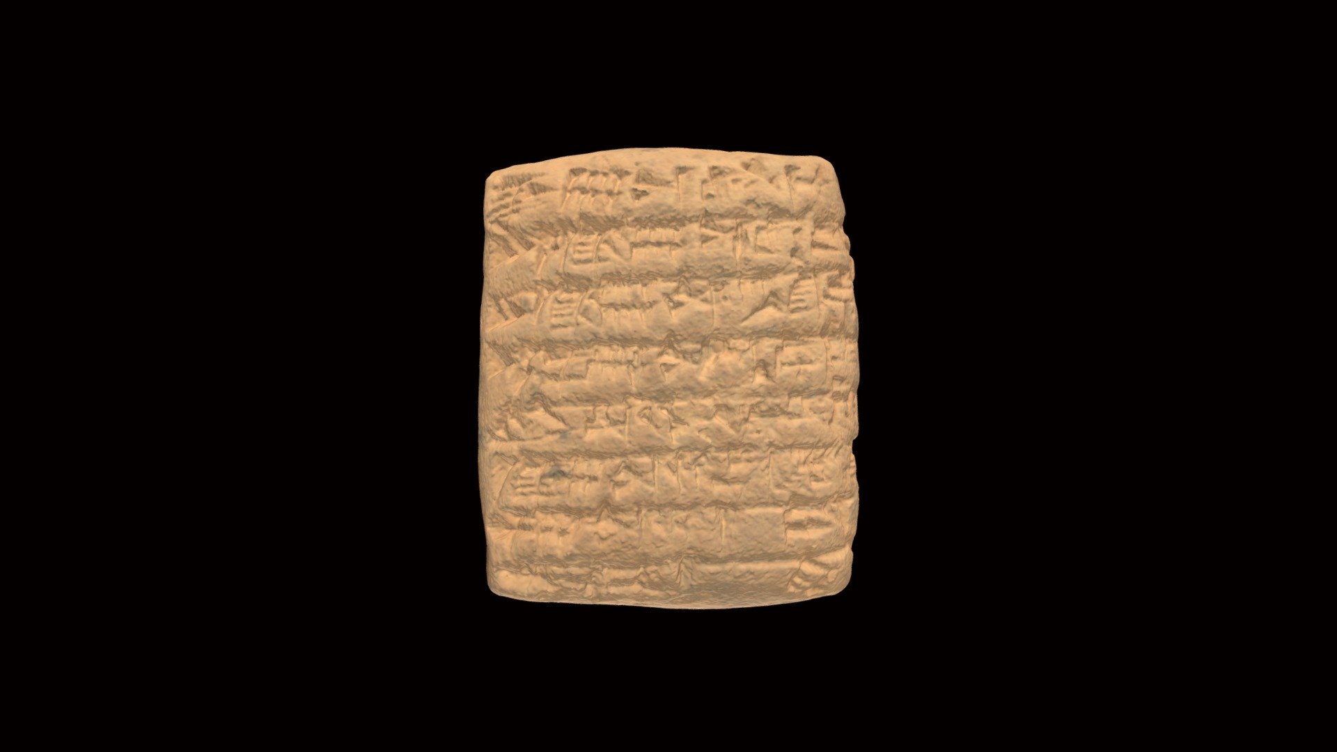 Cuneiform Tablet HMANE1904.6.27 - 3D model by Harvard Museum of the ...