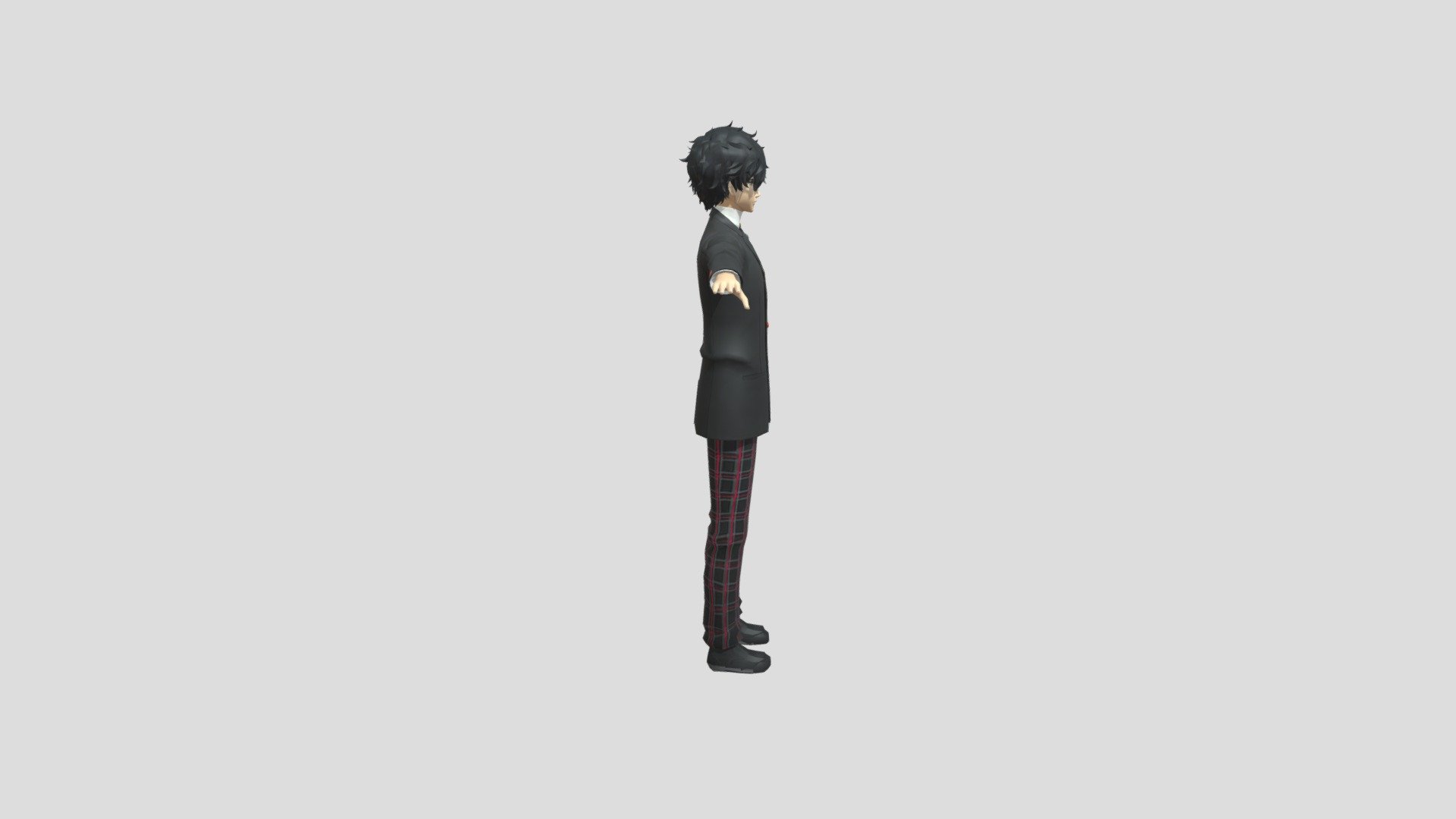 PlayStation 4 - Persona 5 - Ren Amamiya School U - Download Free 3D ...