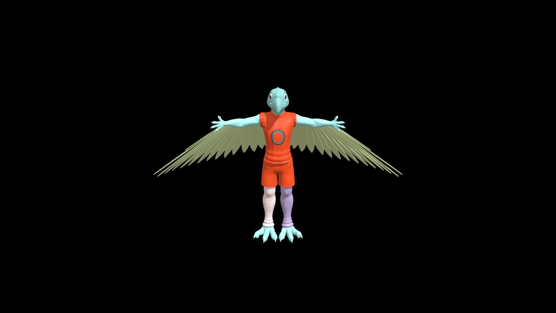 Humanoid falcon - Buy Royalty Free 3D model by Unicornanimo ...