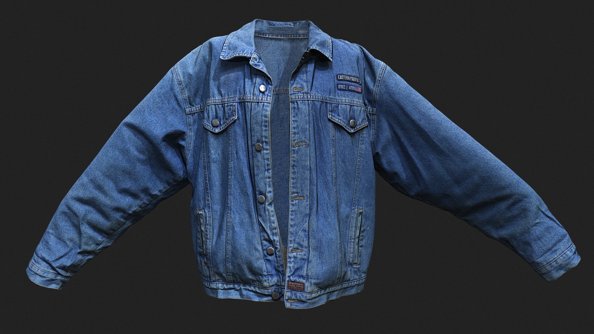 Classic denim jacket - 3D Scan - Buy Royalty Free 3D model by Tijerín ...