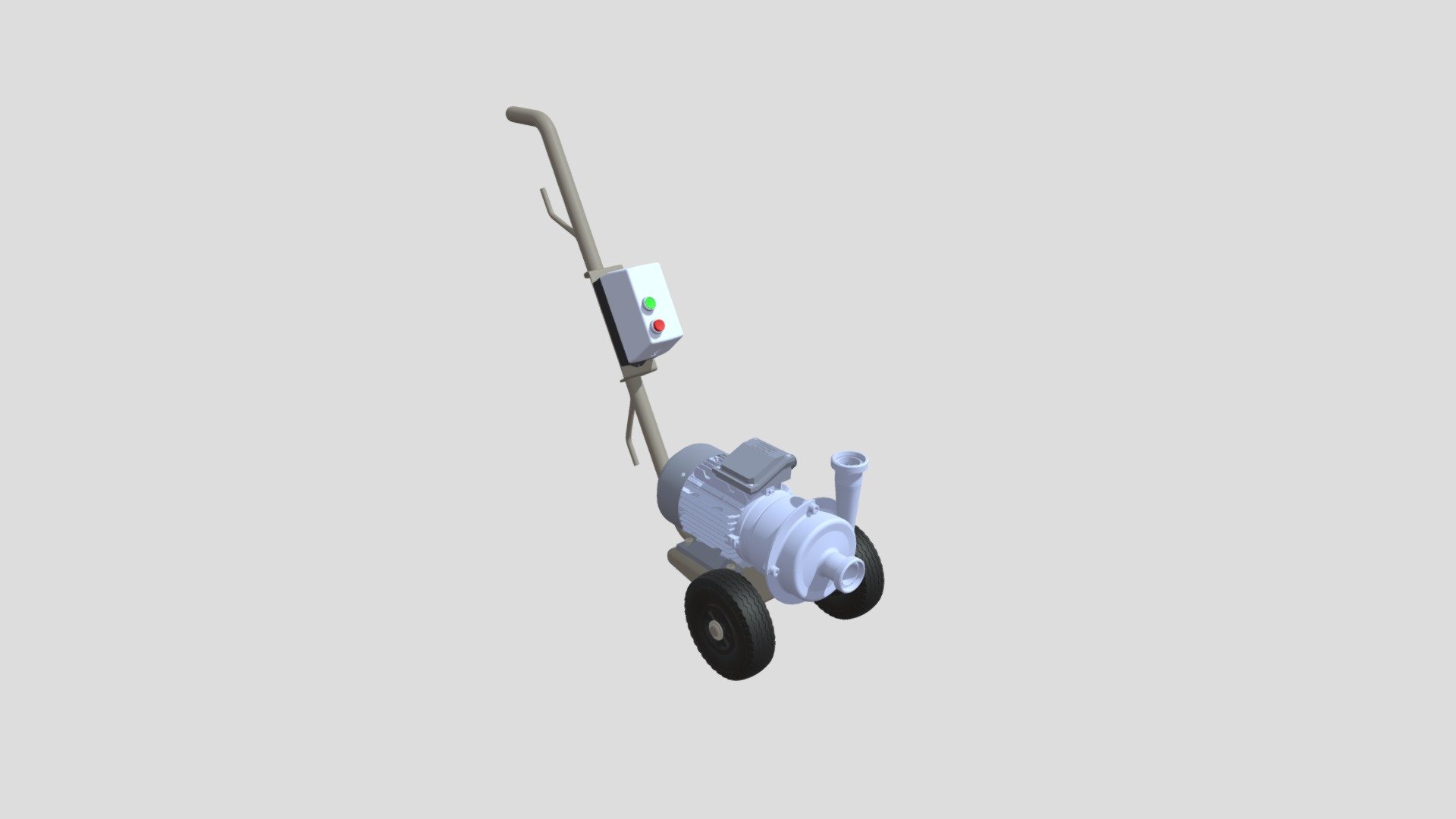 Portable Pump Trolley - 3D model by bryden.armstrong [cb998c1] - Sketchfab