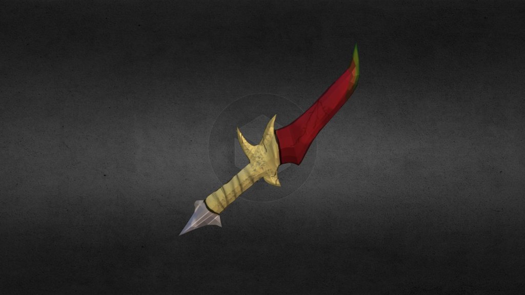 Dragon Dagger - 3D model by ahmedsalih [cb999c2] - Sketchfab