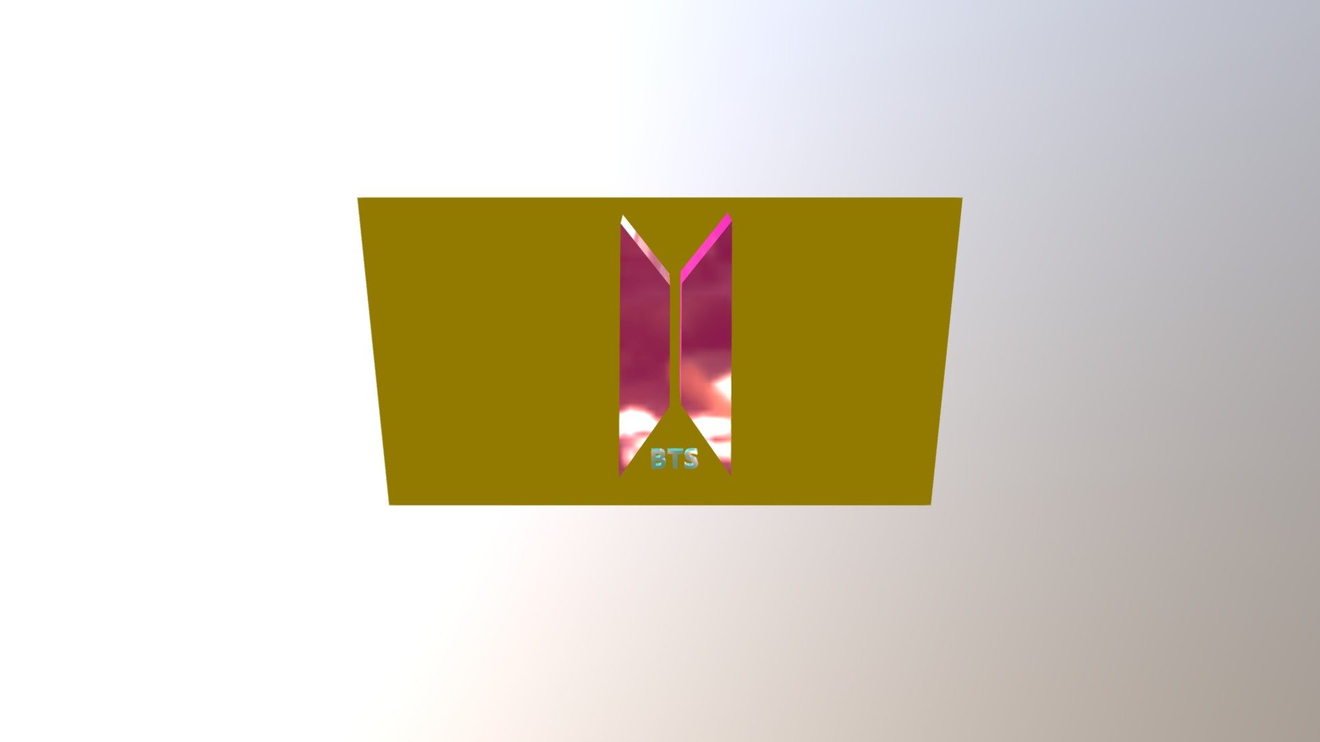 BTS LOGO WITH MUSIC PT 2 - 3D model by kiritokun12320 [cb99ddf] - Sketchfab