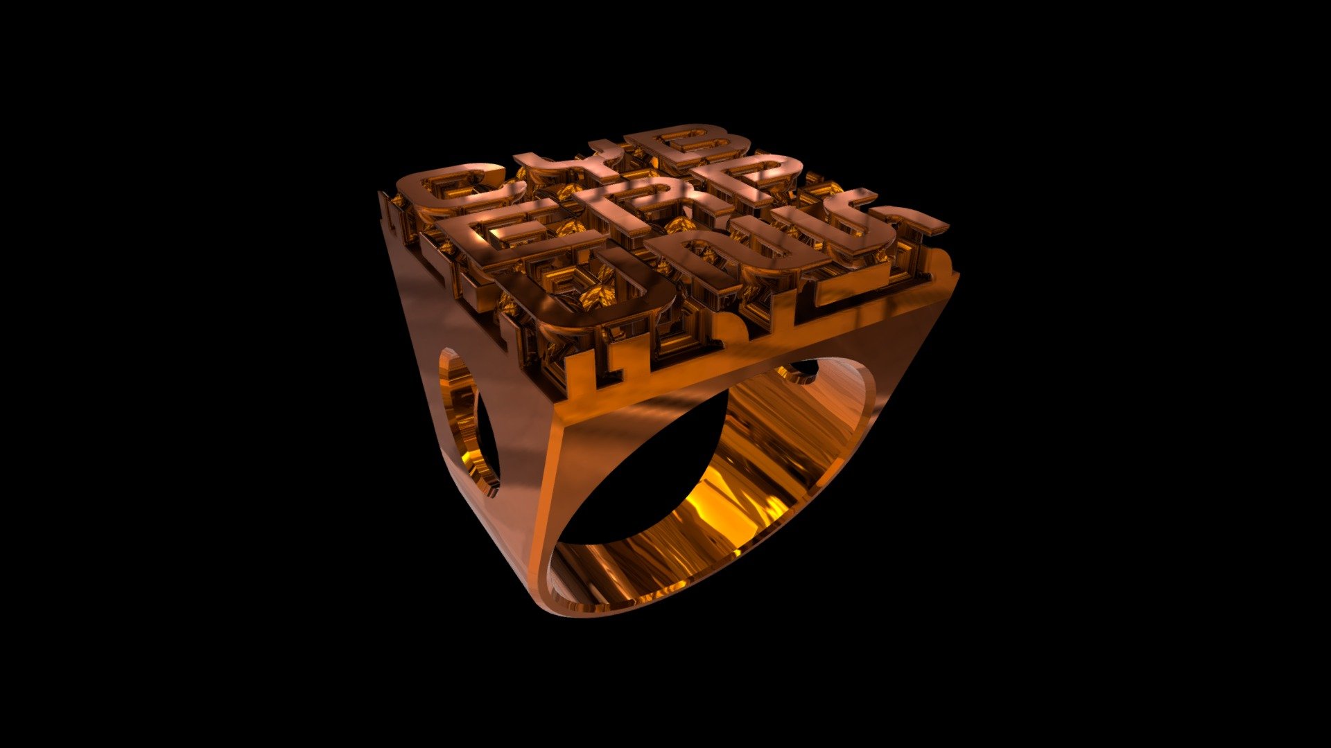Cyberpunk ring - Download Free 3D model by Alexander Vasiliev ...
