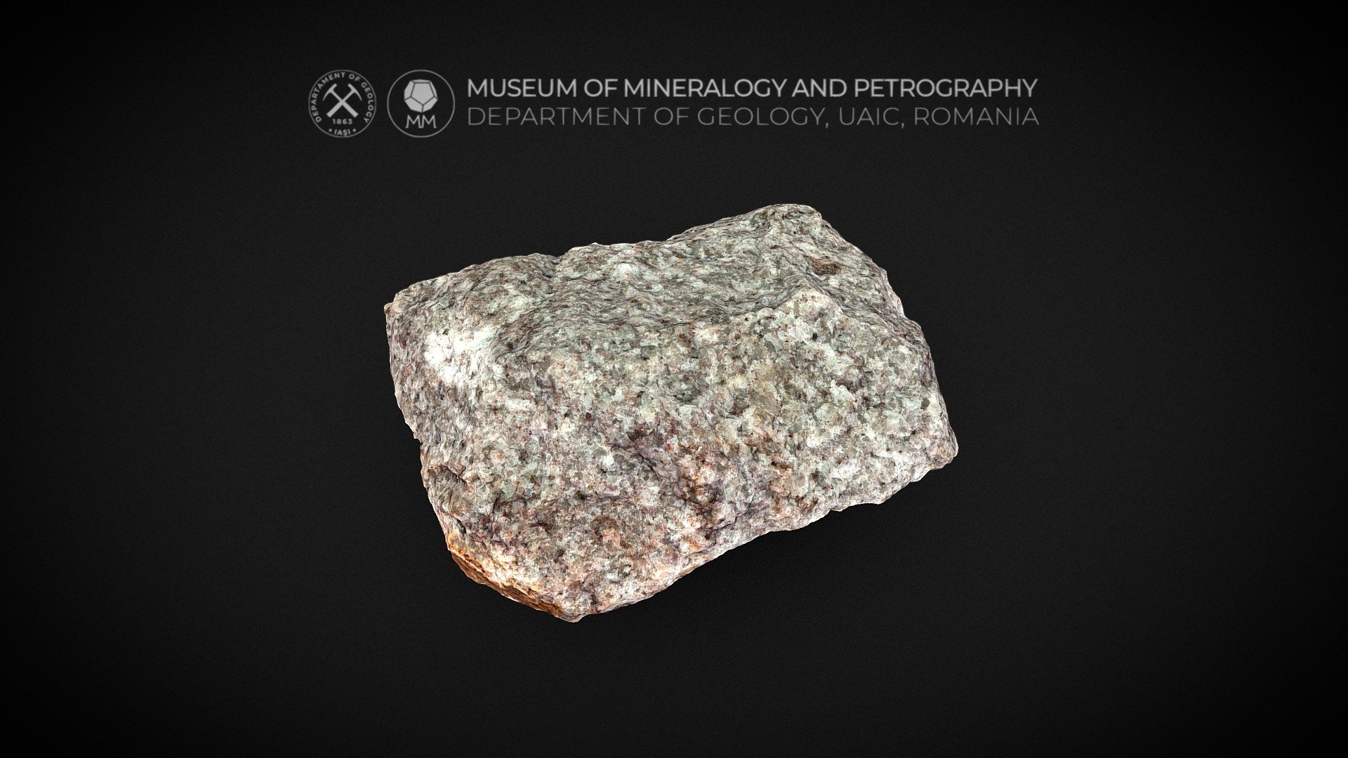 Microgranite (igneous rock) - 3D model by Museum of Mineralogy and ...