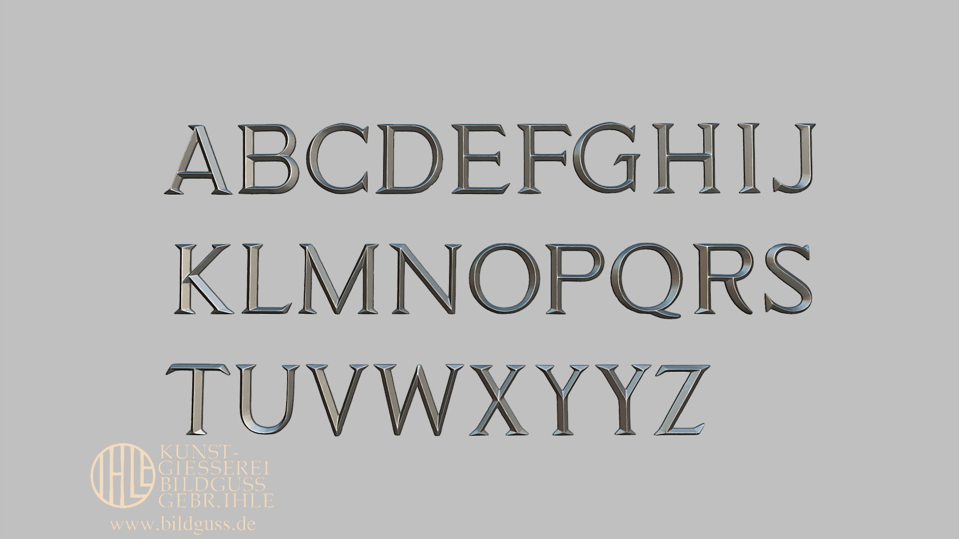 Lead Type Letters (Latin alphabet) - Bleisatz - Buy Royalty Free 3D ...