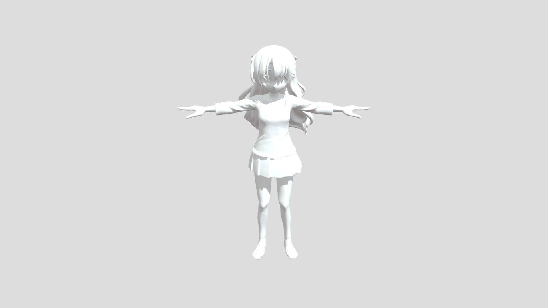 Golden-Haired T-Pose Character - 3D model by Dastishka [cb9be91 ...