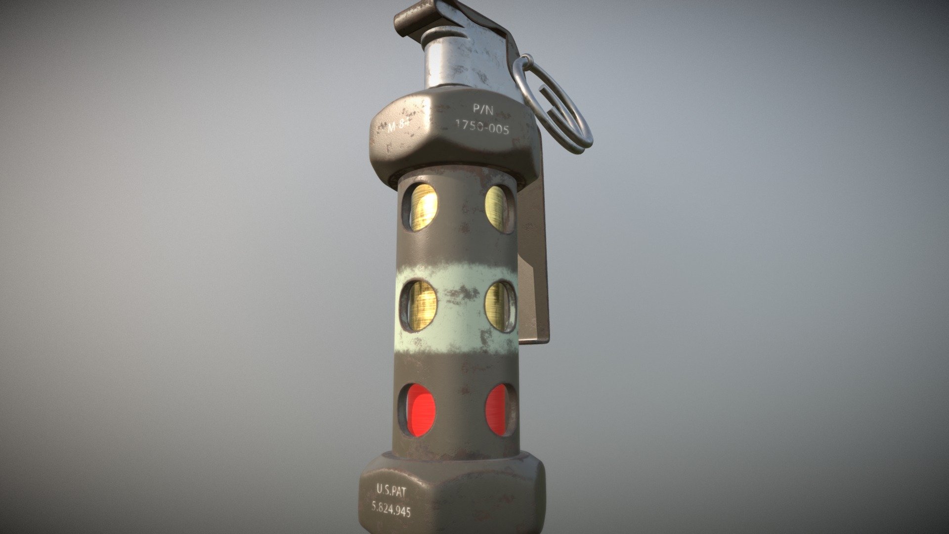 Flash Bang Grenade - 3D model by musaab (@musaab.alazawi) [cb9ec09 ...