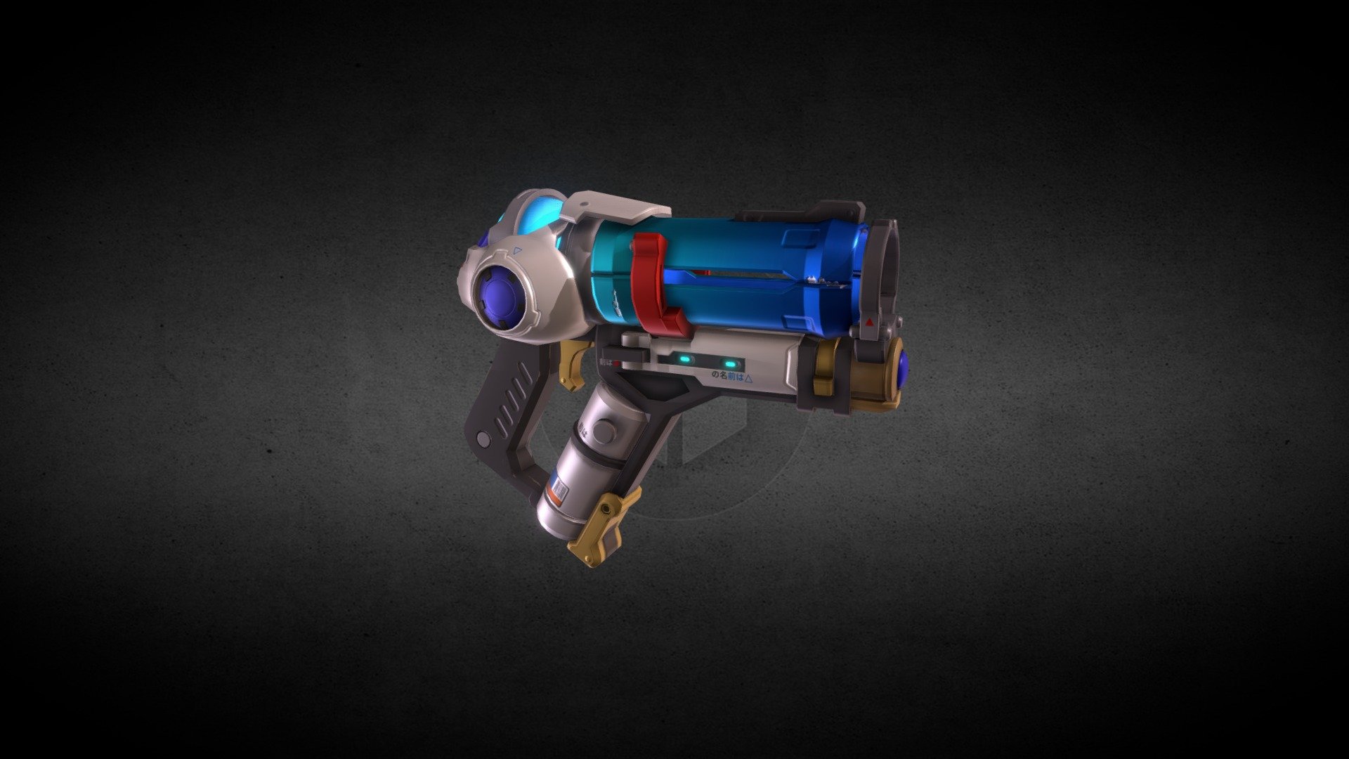 Mei's Gun - 3D model by sala.ambrogio [cba18b8] - Sketchfab