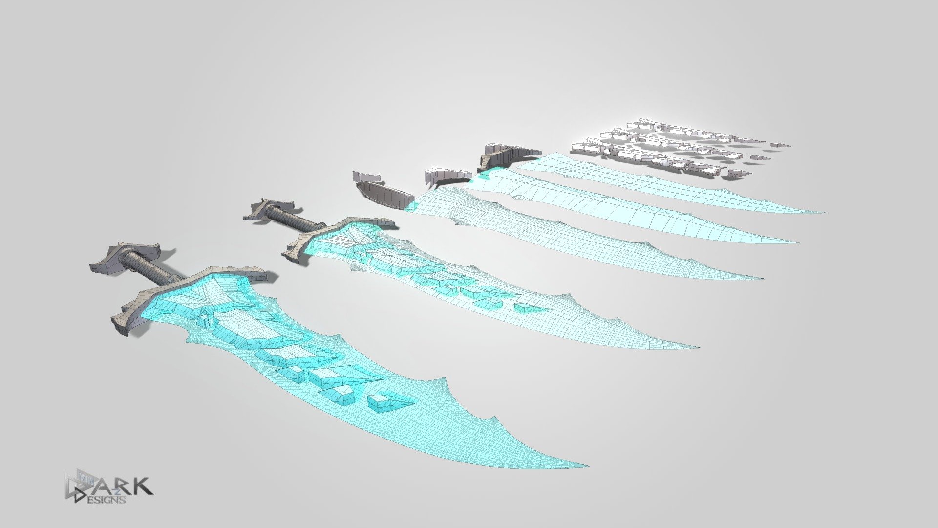 Broken Sword [Modeling Stages] - 3D model by dark-minaz [cba30b6 ...