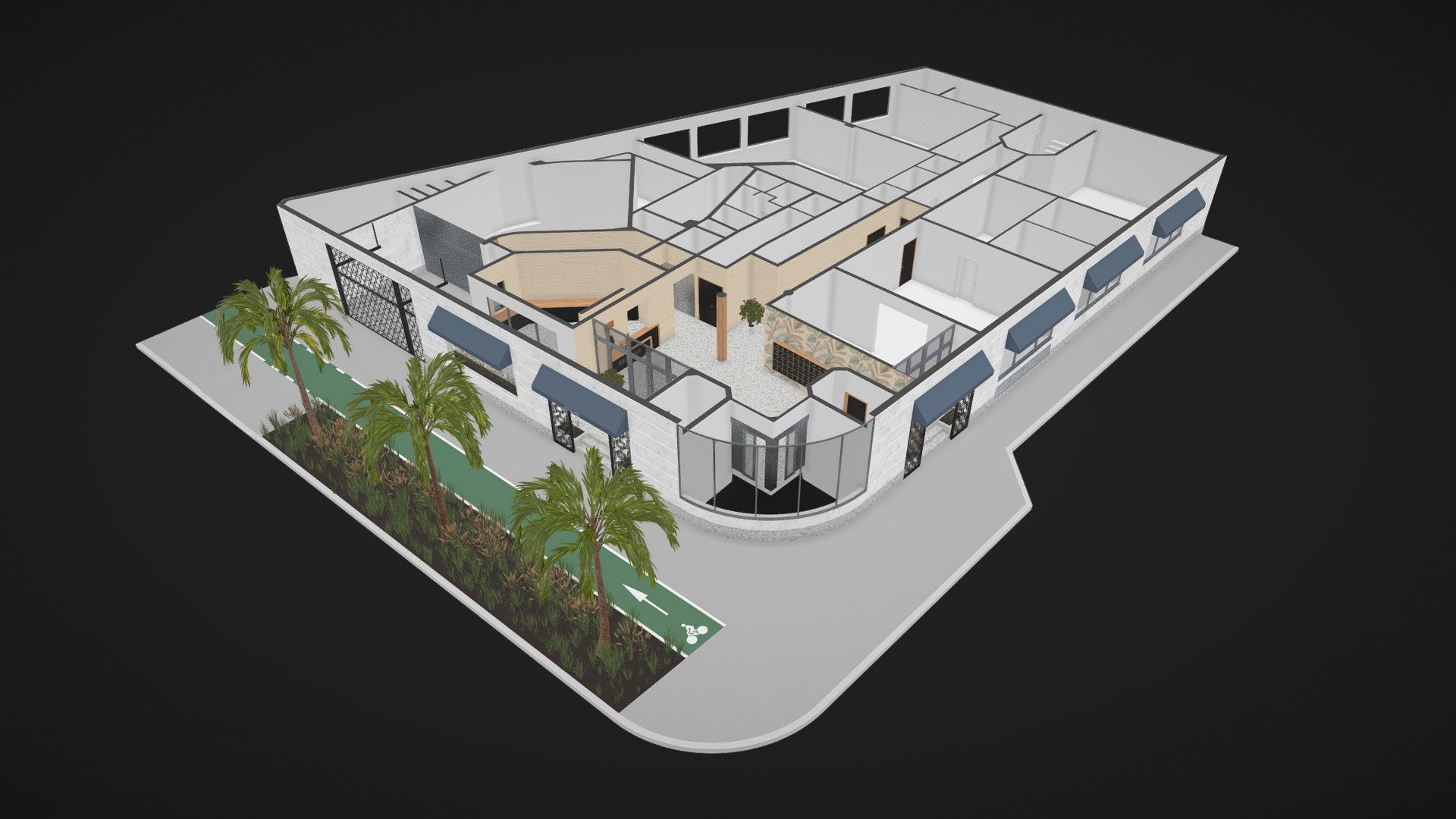 Goldstar Resort Nice - Accueil - 3D model by Lookin3D (@look-in) [cba38b3] - Sketchfab