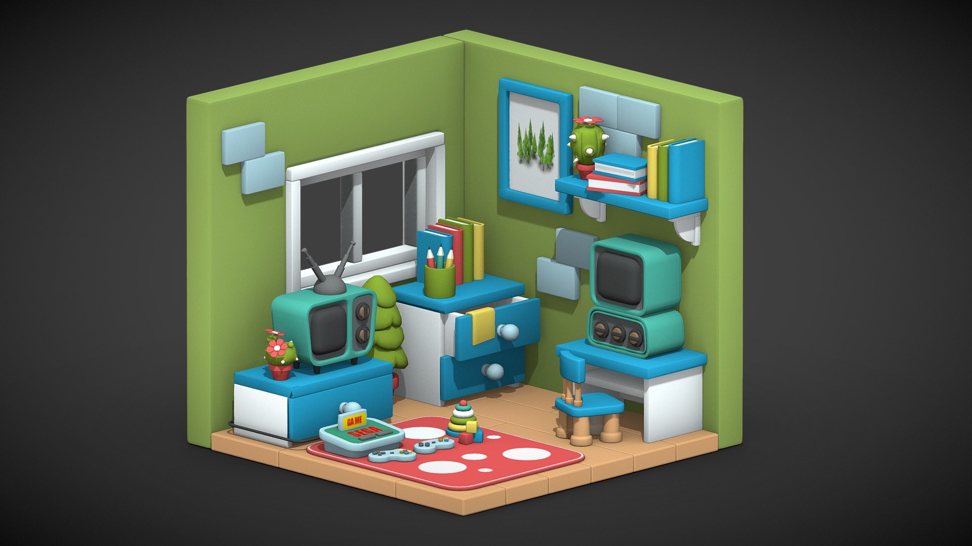 Isometric - 3D model by loopix [cba3998] - Sketchfab