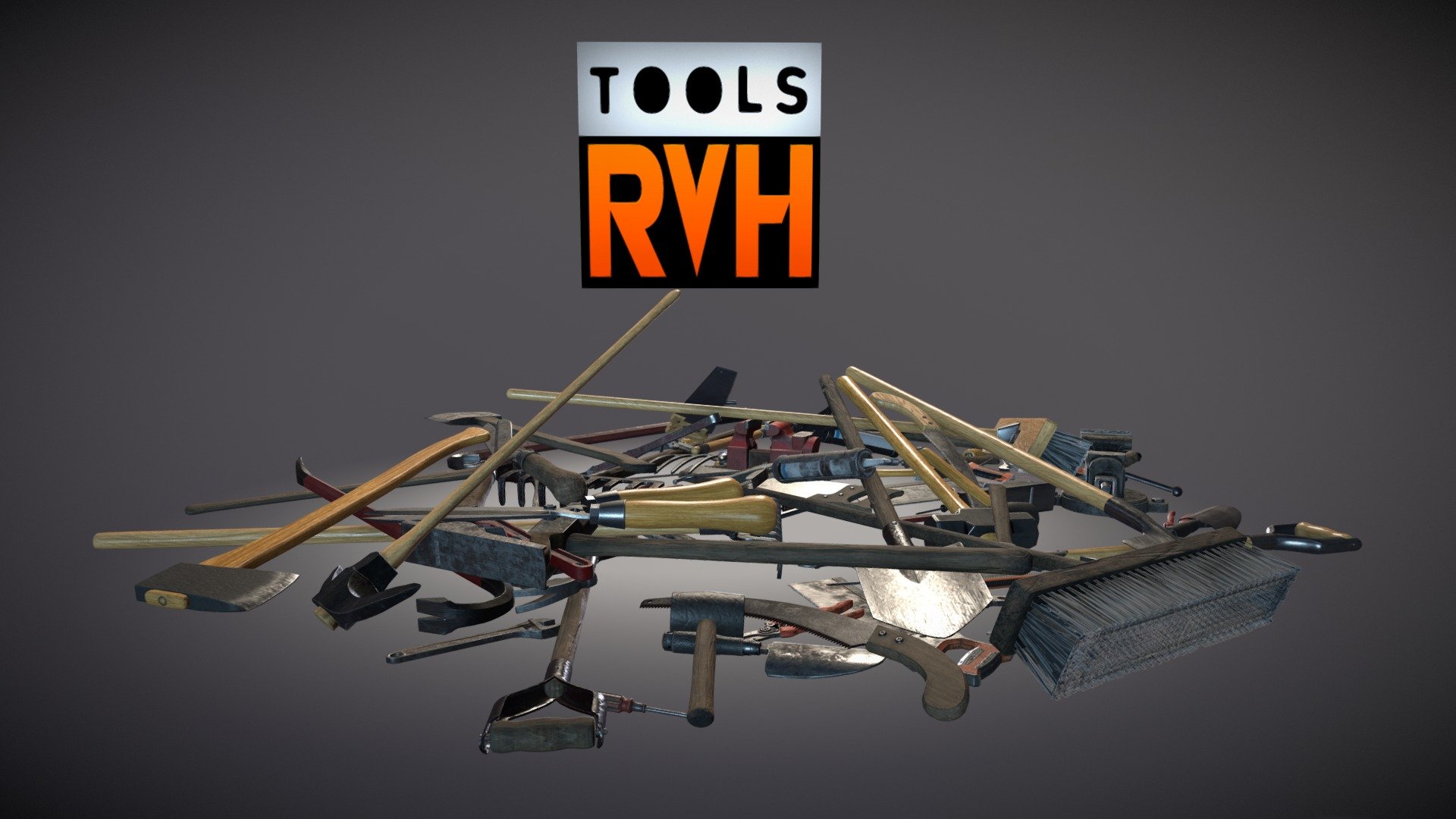 Tool Pack - 40 - Hand Tools - 3D model by rvh [cba3a1d] - Sketchfab
