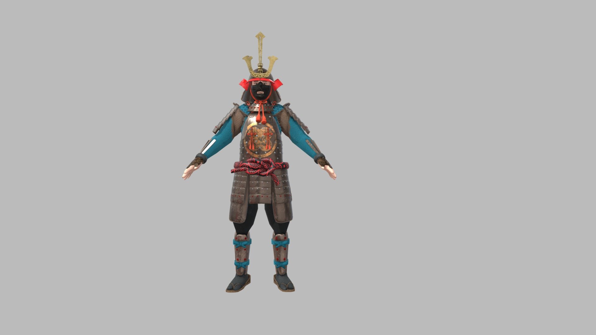 Samurai warrior - 3D model by QuimMalet (@quimmalet_bcnvj1mb1920 ...