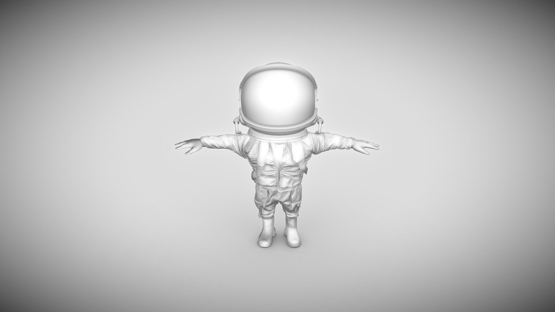 Astronaut - 3D model by amineabdellatif1020 [cba443c] - Sketchfab